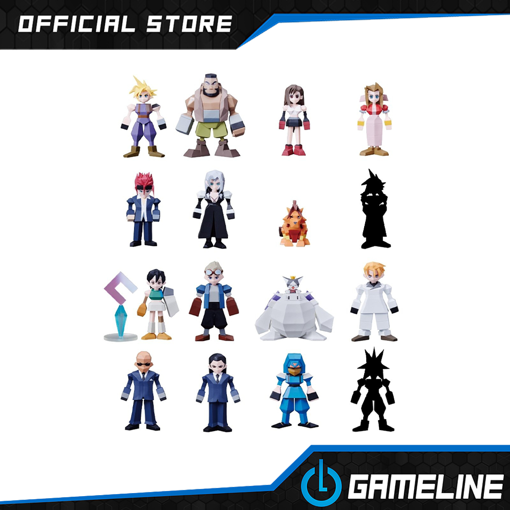 Final Fantasy VII Polygon Figure Display Box (Set of 8) | Shopee ...