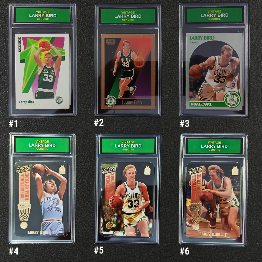 Vintage Larry Bird NBA Cards in Slab Case | Shopee Philippines
