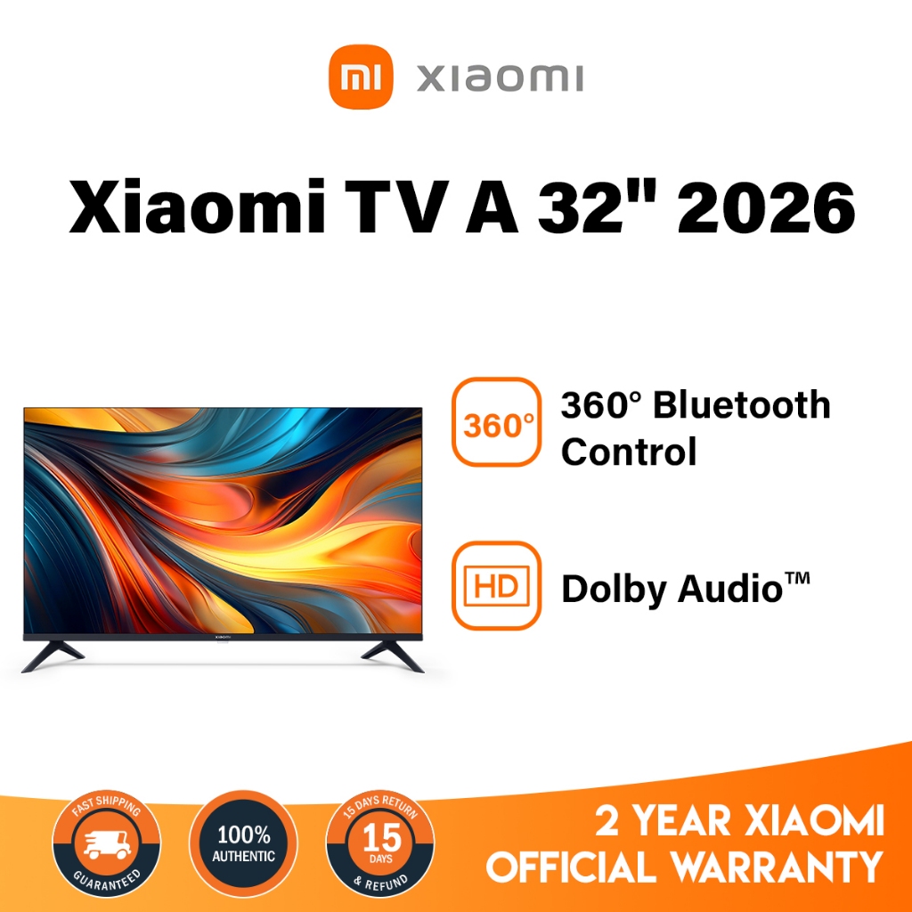 [New Arrival] Xiaomi TV A 2026 32 Inch Smart Google TV Dolby Audio ...