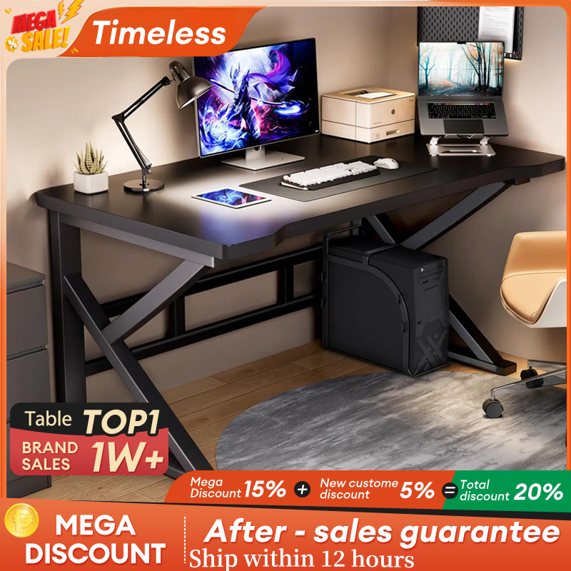 100-160cm Gaming Table Computer Table Office Table Home Study Desk ...