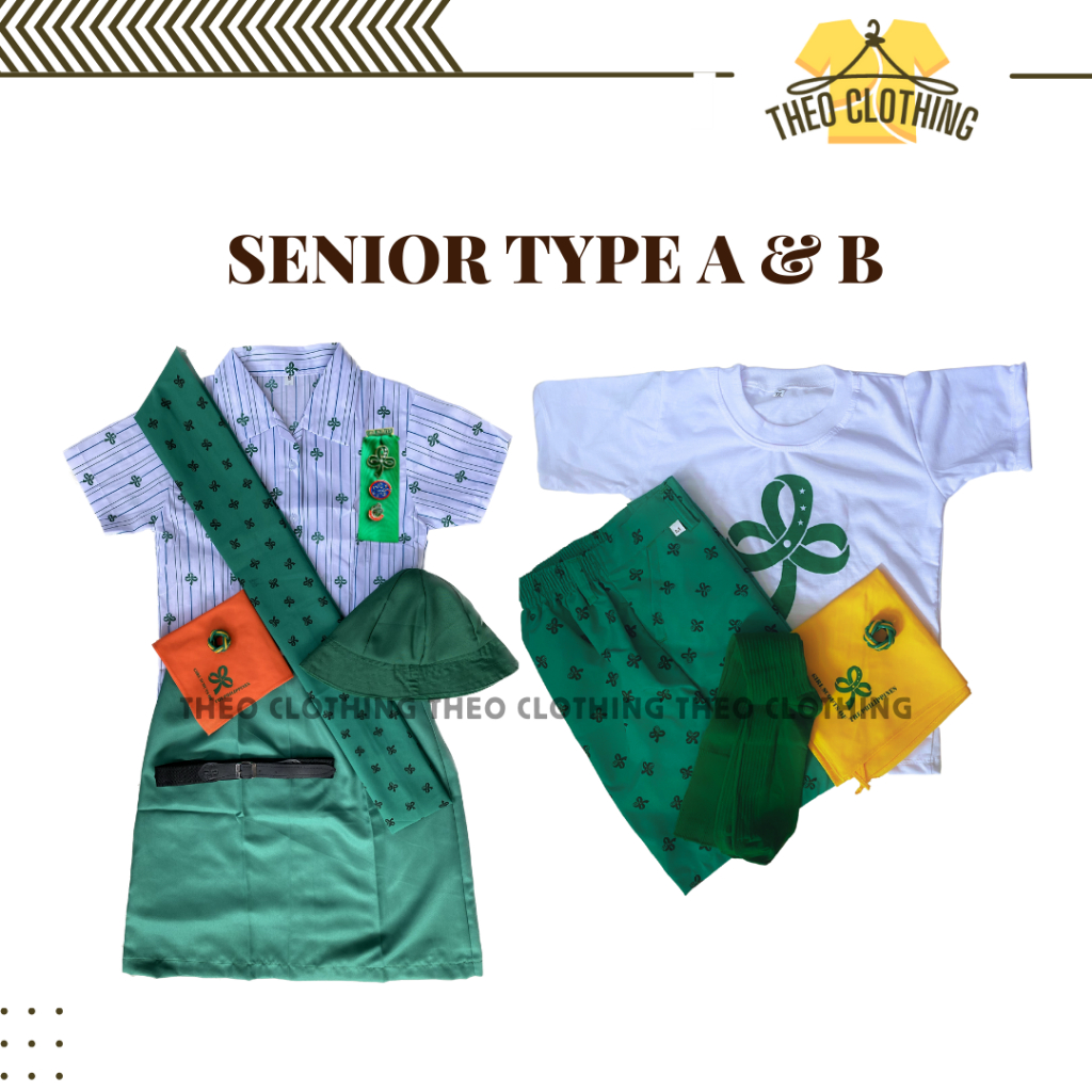 Senior Scout Type A & B Complete Set of Scouting Uniform | Theo ...