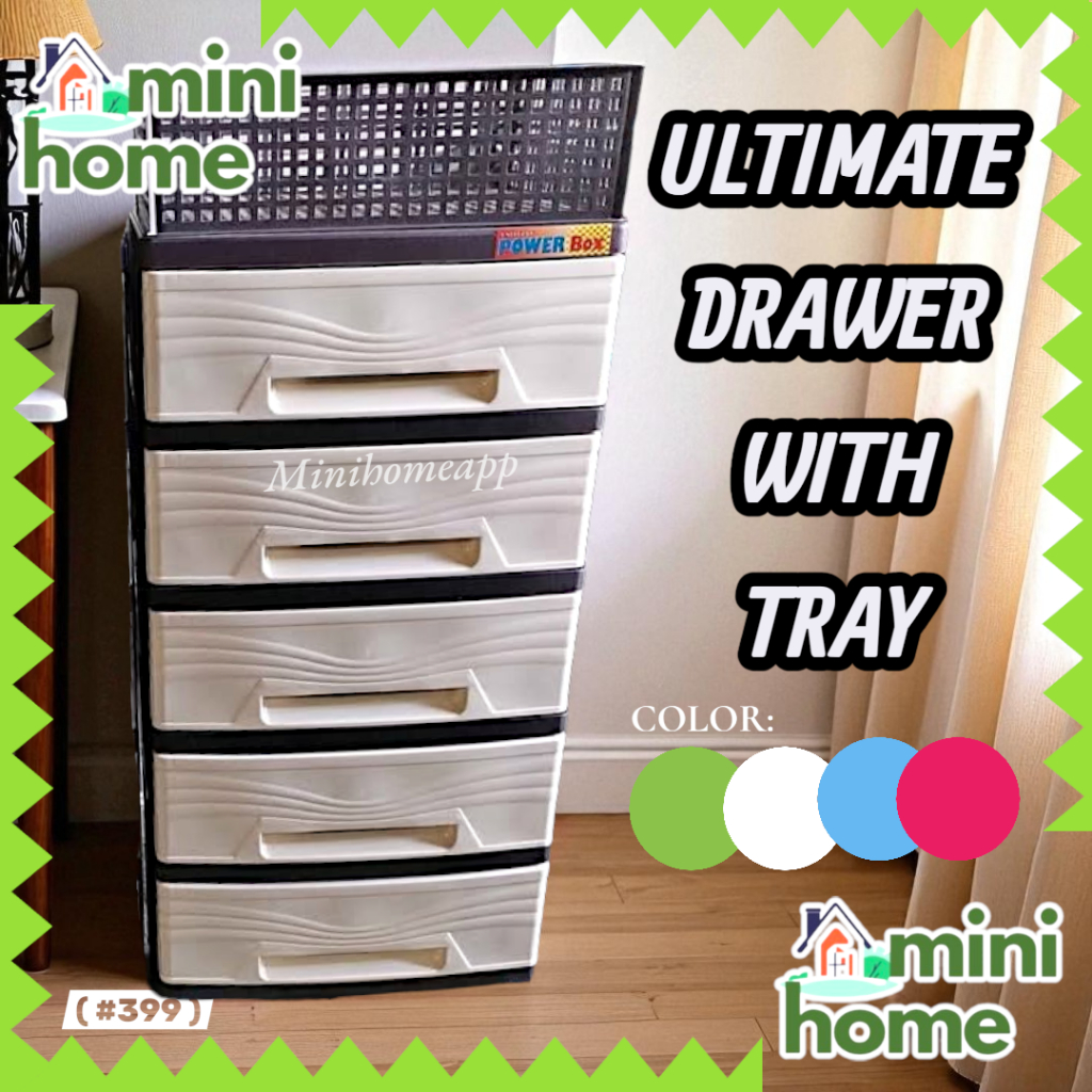 (#399) ULTIMATE CUTE SIZE DRAWER WITH TRAY POWER BOX DRAWER (RANDOM ...