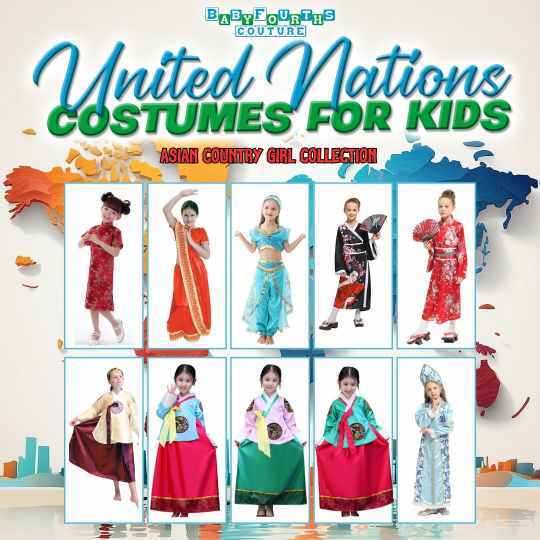 United Nation Costume Asia Country Japan Korea Russia India China ...