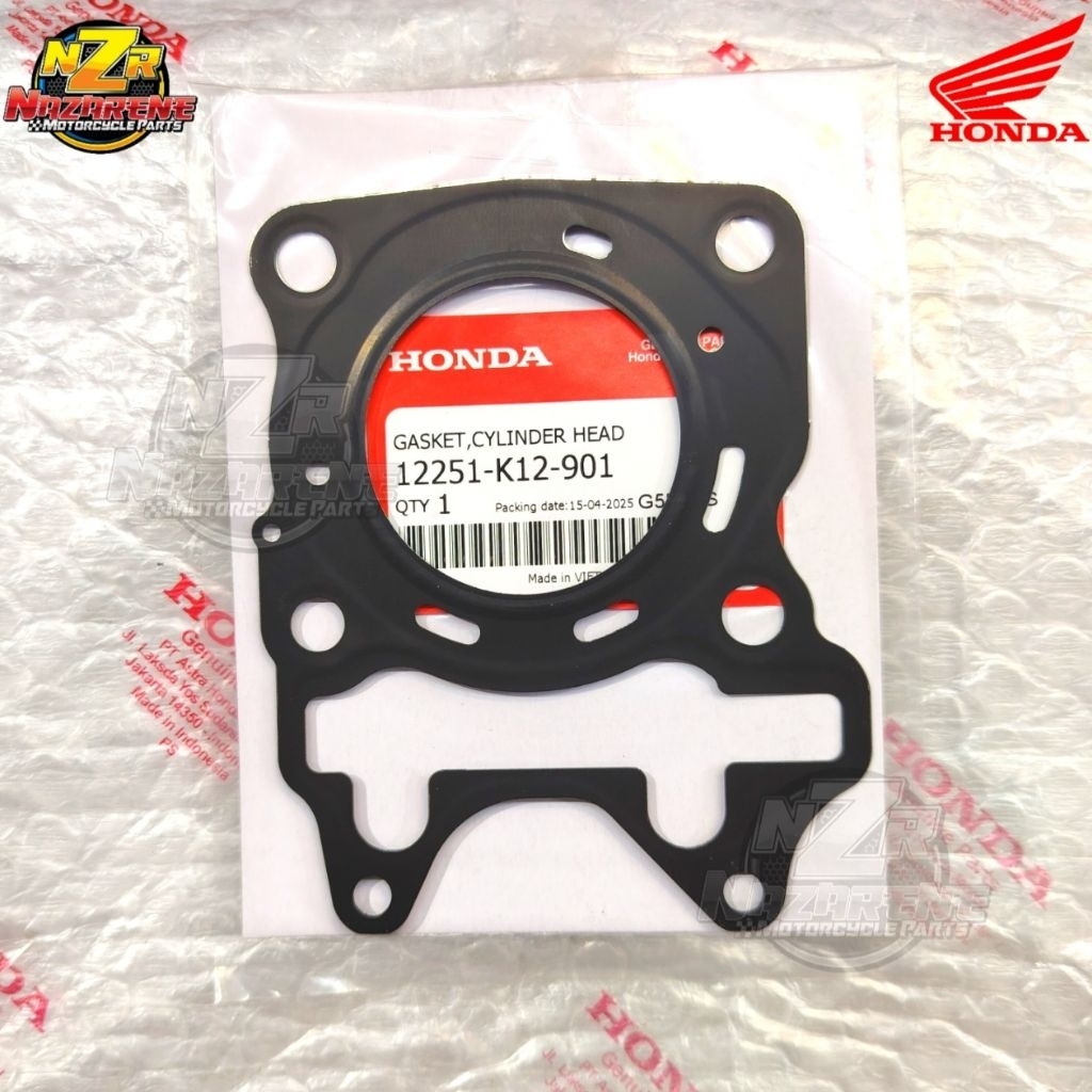 HONDA CYLINDER HEAD GASKET CLICK 125/125i V1 V2 V3 / HONDA GENUINE ...