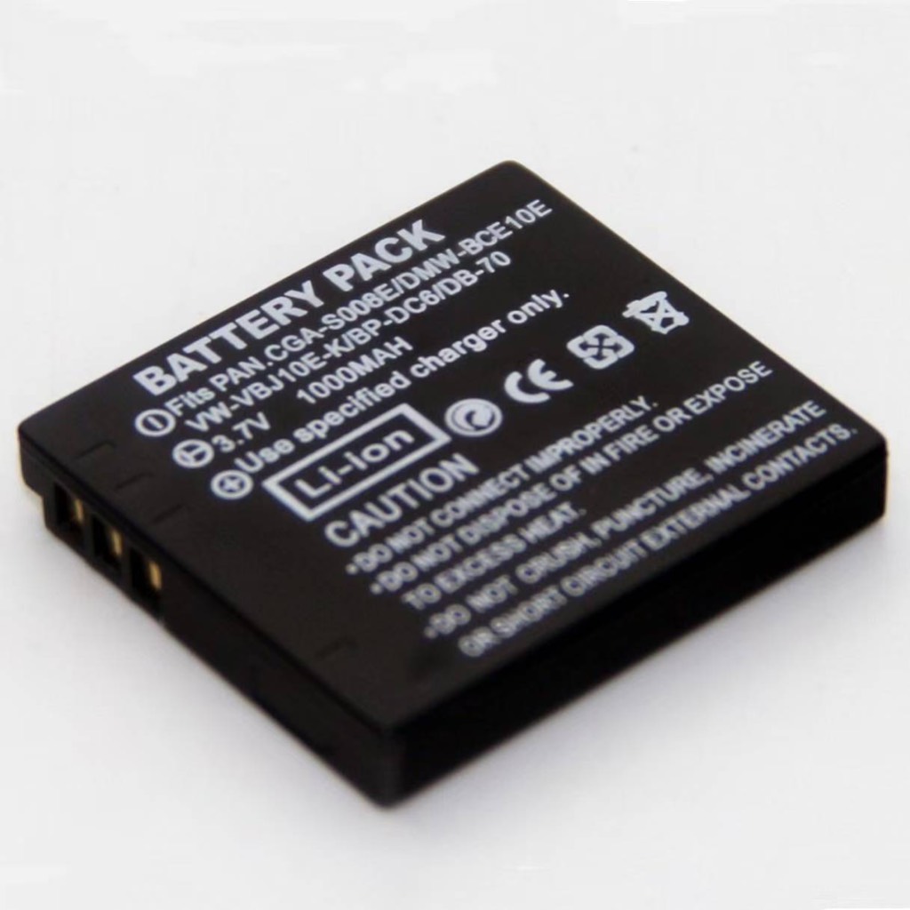 DB-70 DB70 DMW-BCE10 CGA-S008 VBJ10E battery for Ricoh Caplio R6 R7 R8 ...