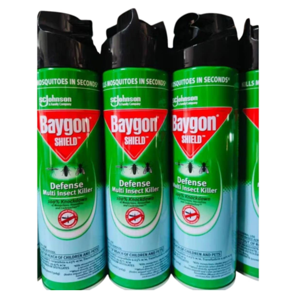 BAYGON MULTI INSECT KILLER DEFENSE ( ODORLESS ) 500ML | Shopee Philippines