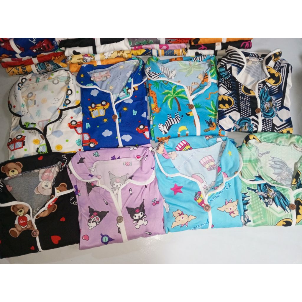 terno pajama kids for check out | Shopee Philippines