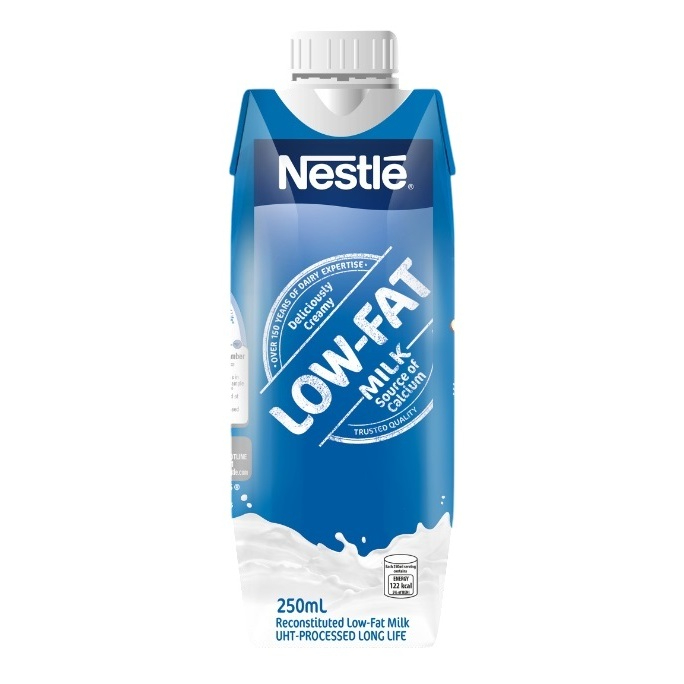 Nestle UHT Low-Fat Milk Hi-Calcium 250ml | Shopee Philippines