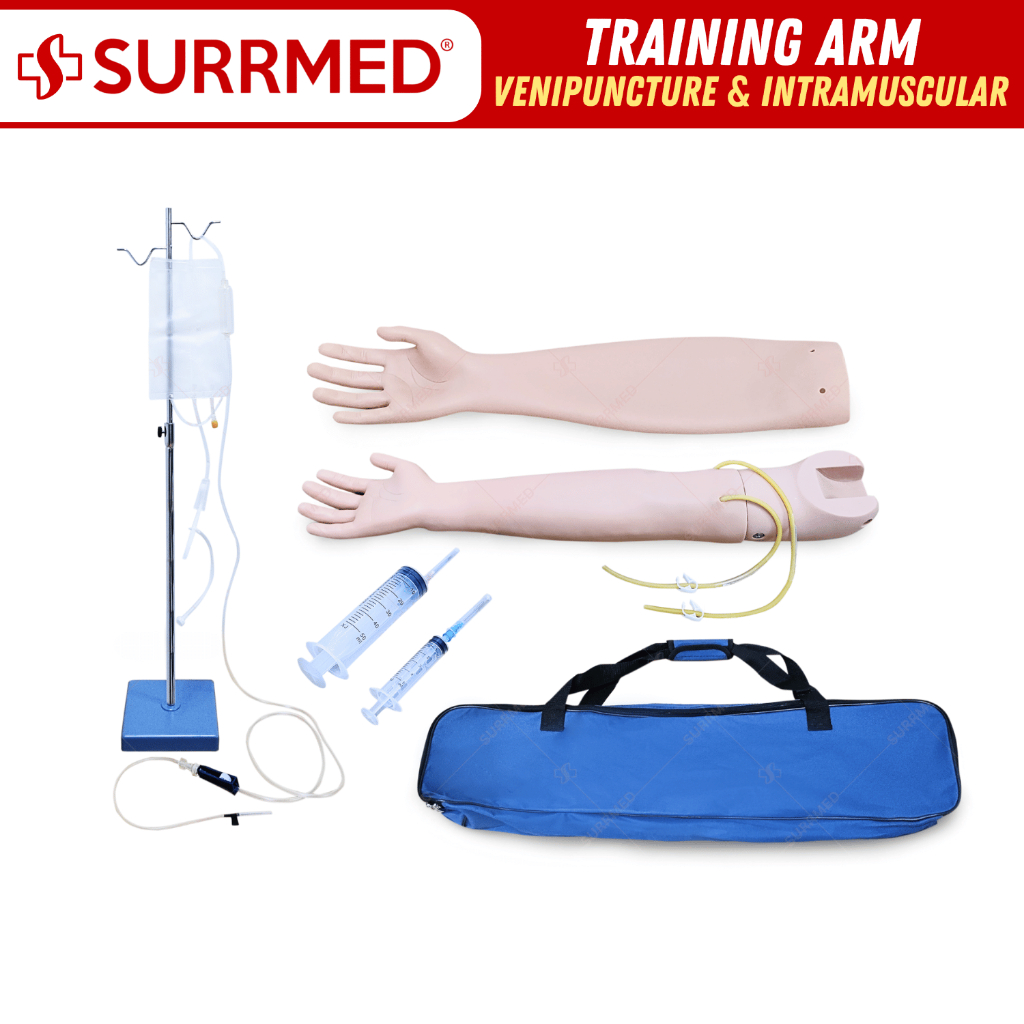 SURRMED Venipuncture & Intramuscular Injection Training Arm Model ...