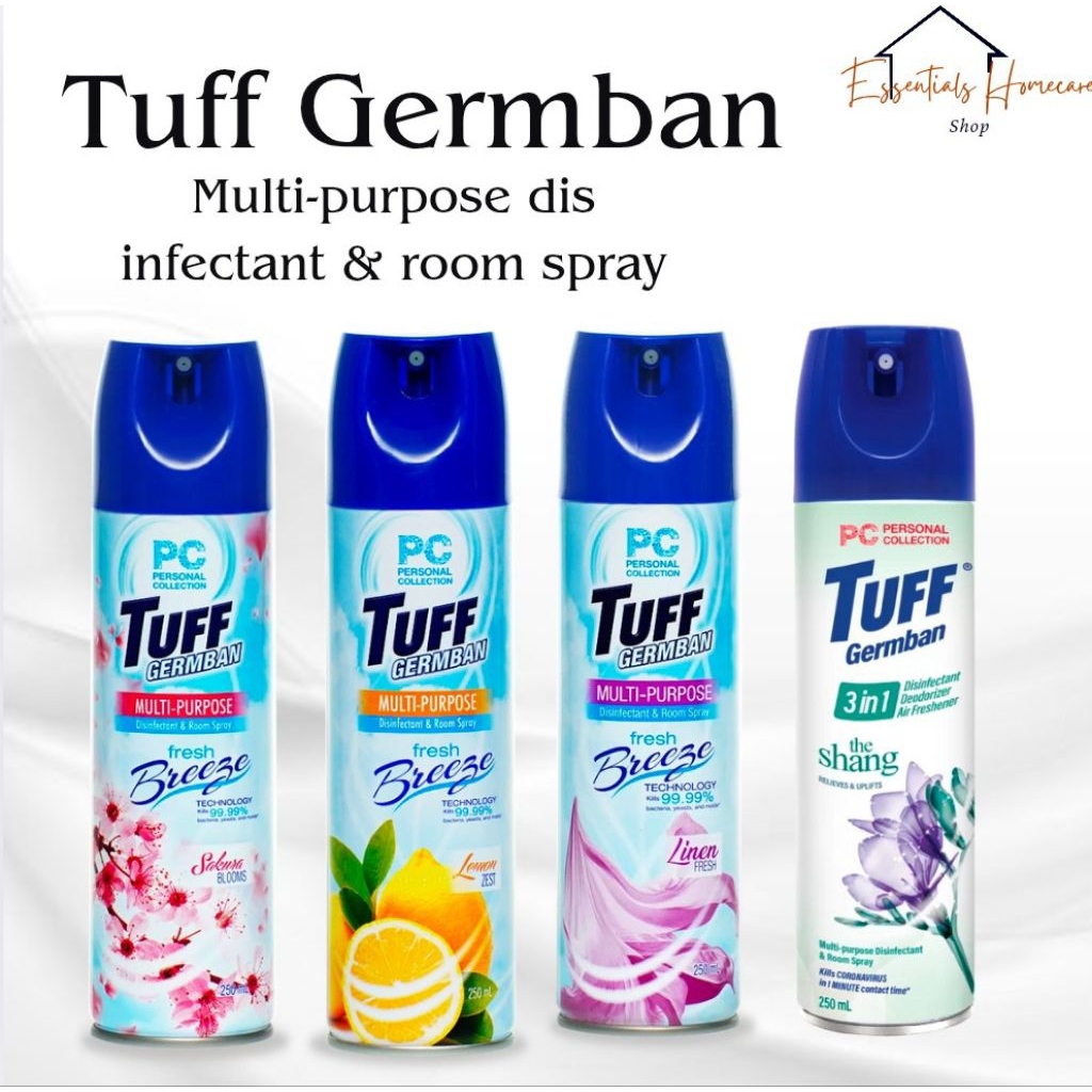 TUFF GERMBAN MULTI PURPOSE DISINFECTANT &ROOMS SPRAY | Shopee Philippines