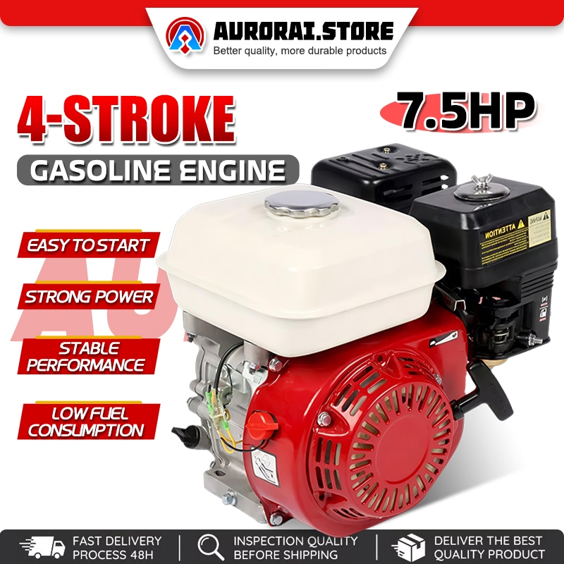 4 Stroke Gasoline Engine 8.5HP High Speed or Low Speed Marine Air ...