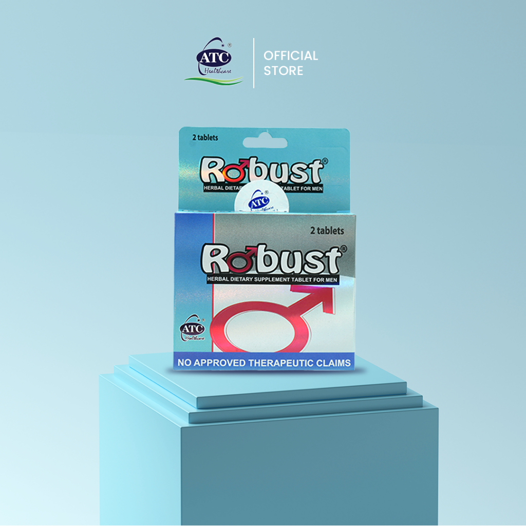 ATC Robust Tablet 2's Men's Dietary Supplement | Shopee Philippines