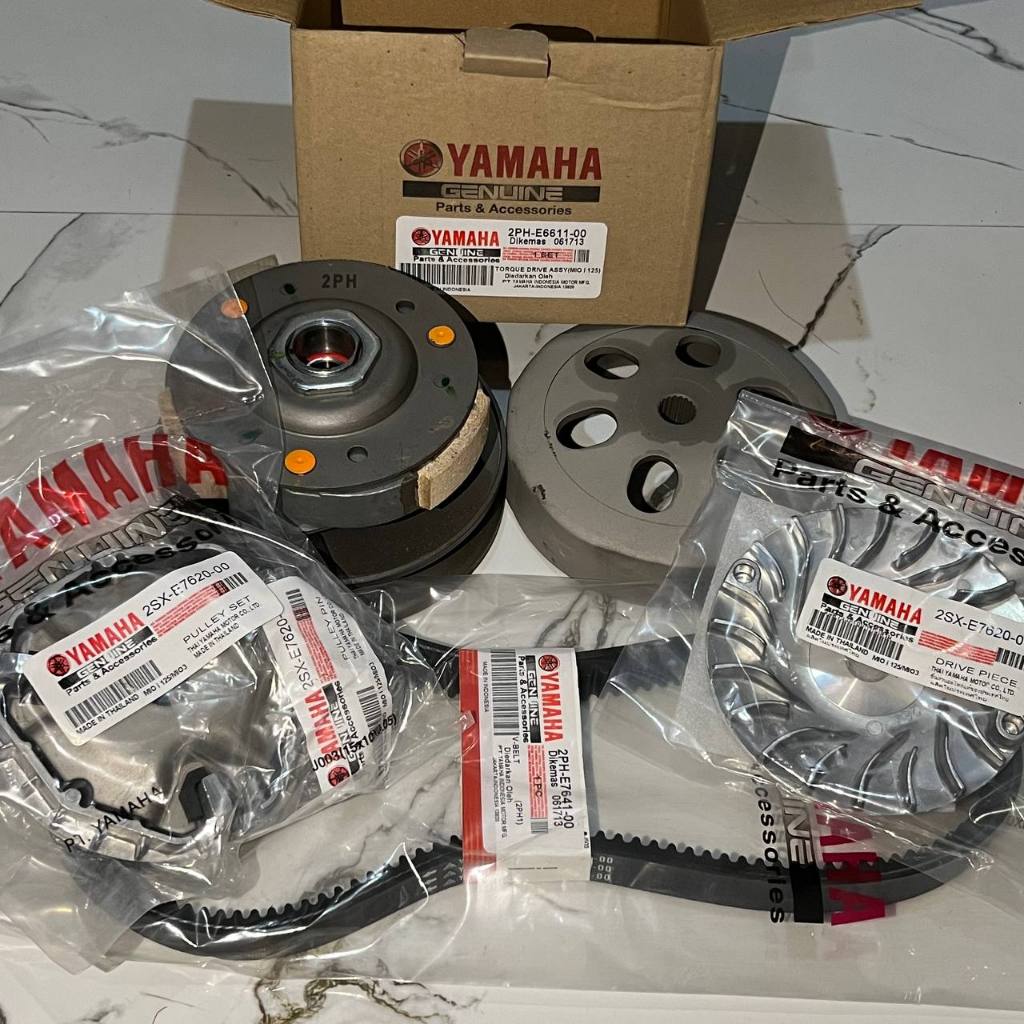 CVT Set For Yamaha Mio I 125 (Torque Drive Assembly, Pulley Set, Drive ...