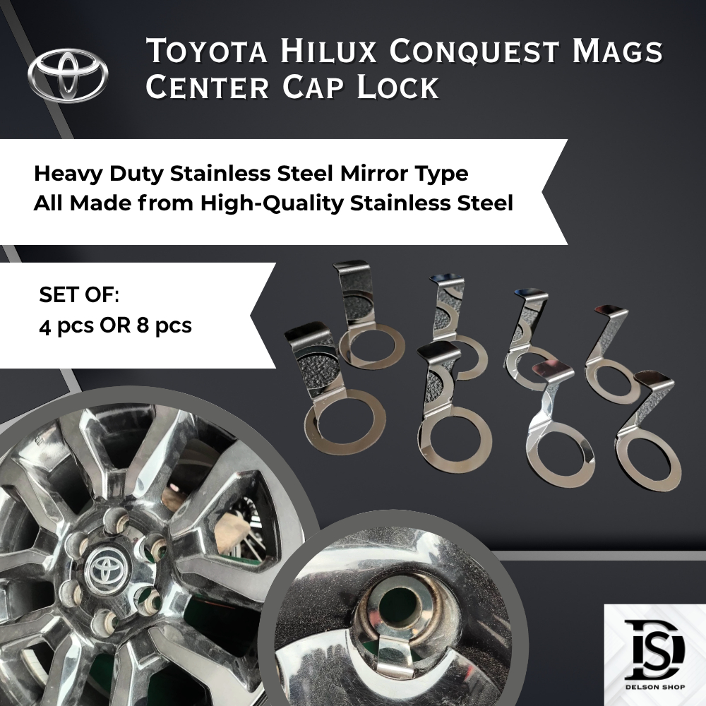 Toyota Hilux Conquest Mags Center Cap Lock Heavy Duty Stainless Mirror ...