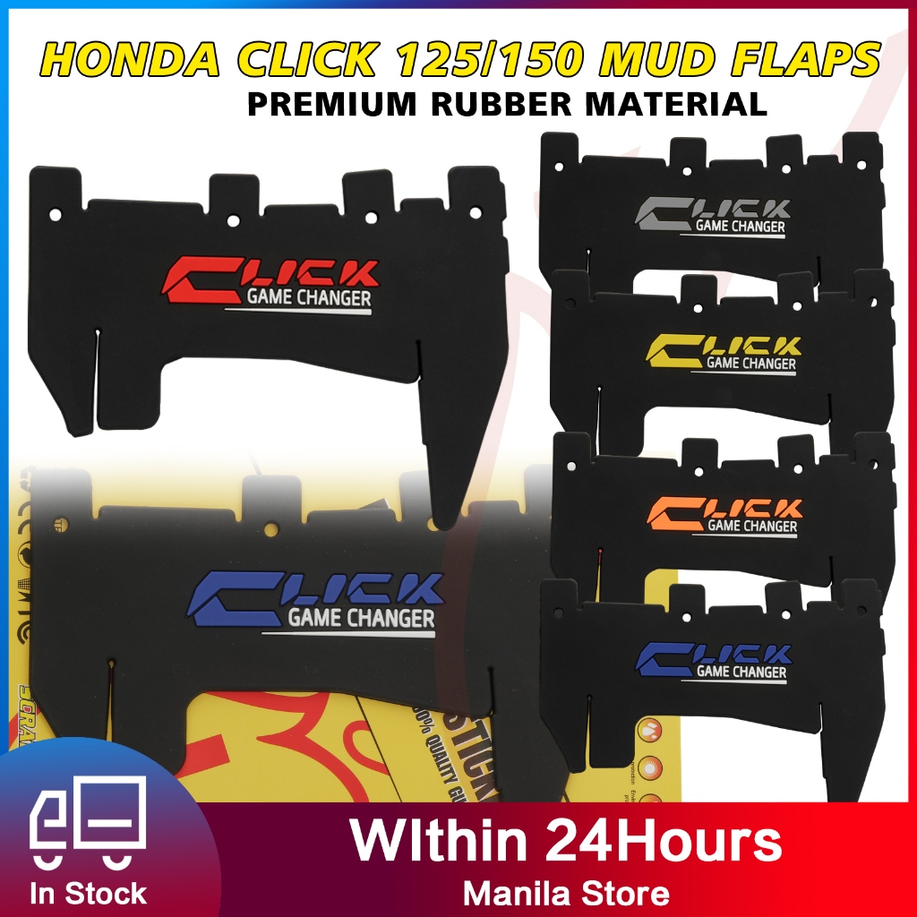 mud guard motorcycle HONDA CLICK 125/150 V2 RUBBER MUD FLAPS COVER ...