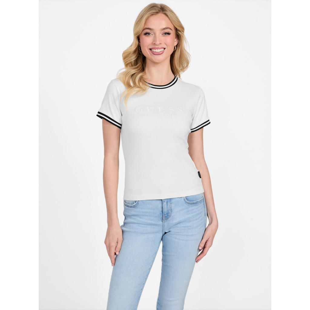 Guess Eco Teddy Logo Tee | Shopee Philippines