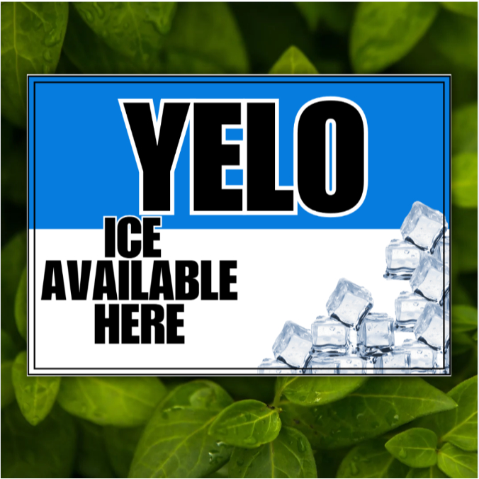 Custom A4 Yelo / Ice Laminated Signage – Personalized Display Sign for ...