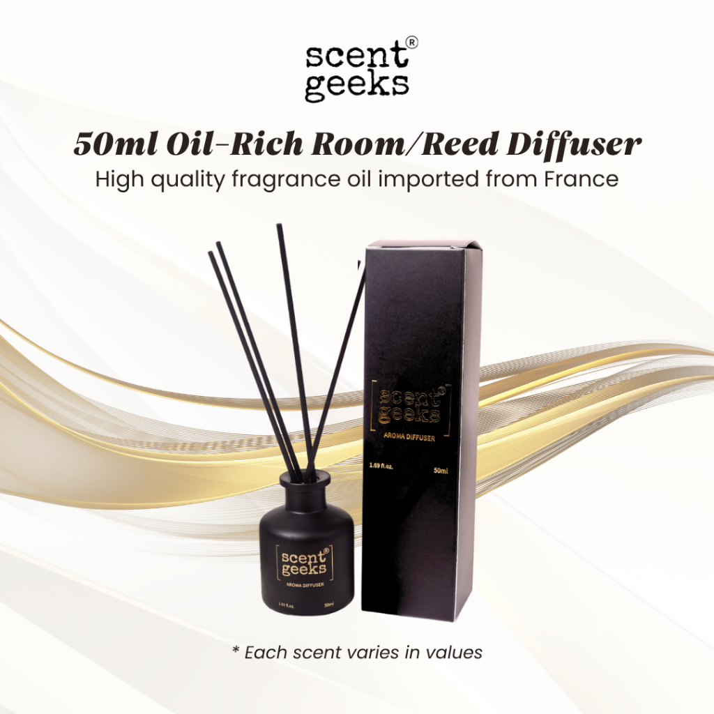 Scent Geeks Oil-Rich Room / Reed Diffuser 50ml | Shopee Philippines