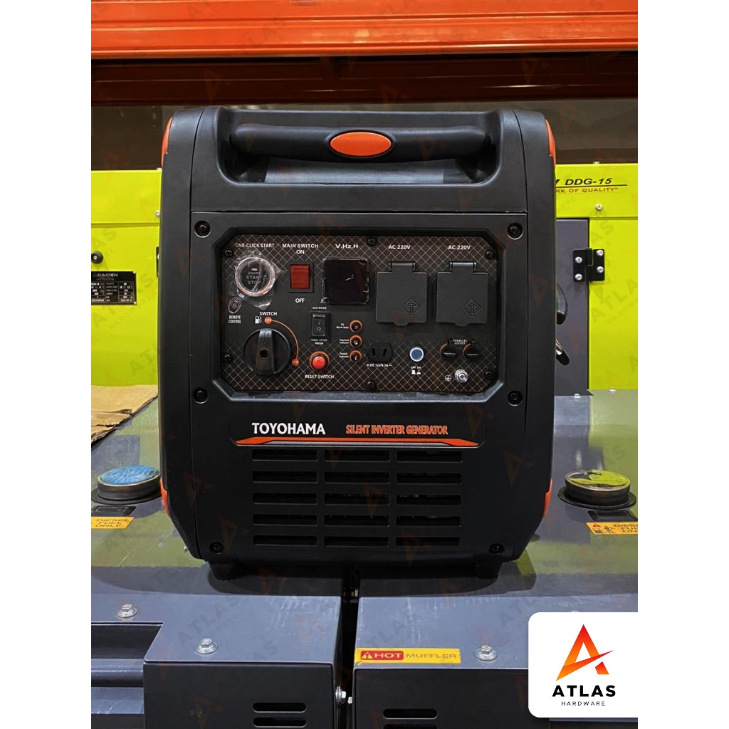 Toyohama Gasoline Silent Inverter Generator 7500i | Shopee Philippines