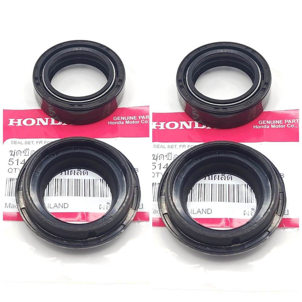 Front Shock Seal & Dust Cover Set – Leak Stopper – Honda Wave 100/125 ...