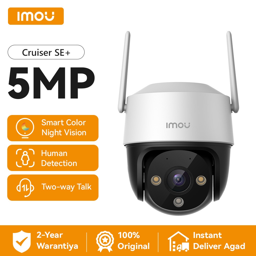 Imou Cruiser SE+ 5MP Wi-Fi P&T Camera CCTV Security ip Cameras Wi-Fi Human Detection Two-way ...