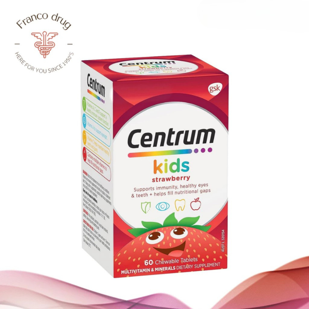 Centrum Kids Multivitamins - Strawberry - 60's | Shopee Philippines
