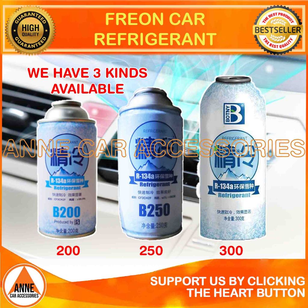 1 CAN Instant Freeze Spray and Automotive Aircon Freon Car Aircon Air ...