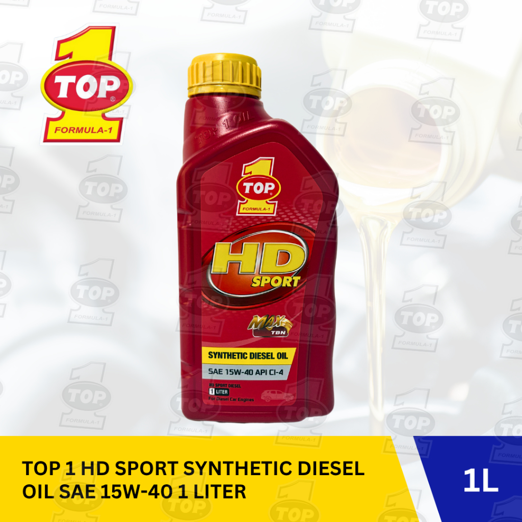 Top One Formula - 15w-40 Synthetic Diesel Engine Oil HD Sport SAE 15w ...