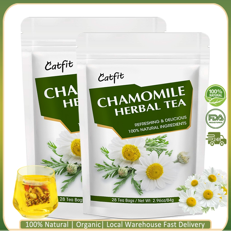 Chamomile Tea 42 Bag-Calming Sleep Aid, Stress, Anxiety Relief Beauty ...