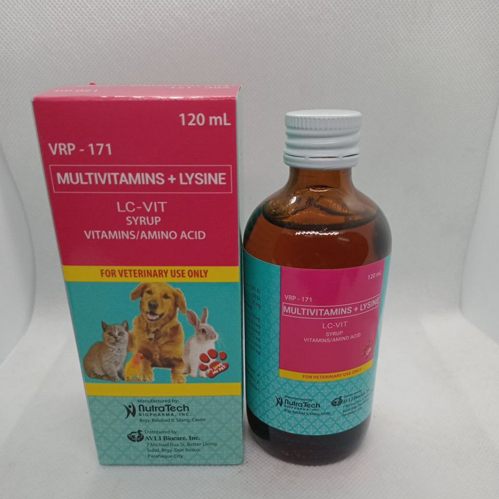 LC VIT SYRUP (MULTIVITAMINS+LYSINE) 120ml | Shopee Philippines