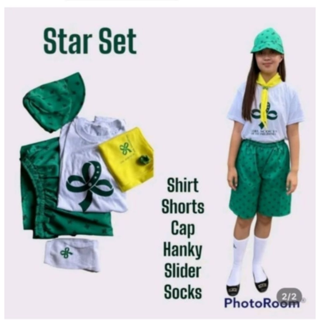 gsp star scout shool uniform complete set | Shopee Philippines