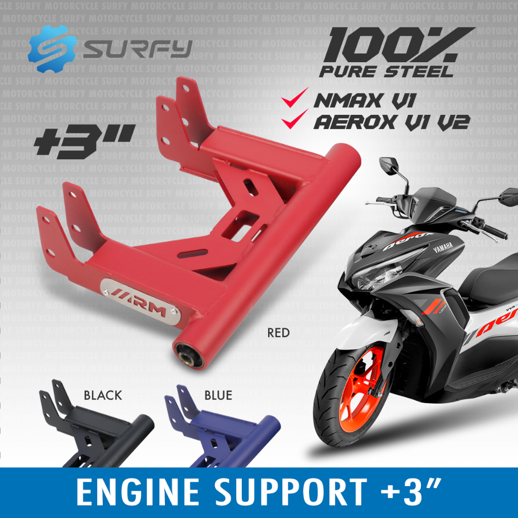 ARM Engine Support Extended 3 inches For Nmax Aerox v1&v2 100% Pure ...