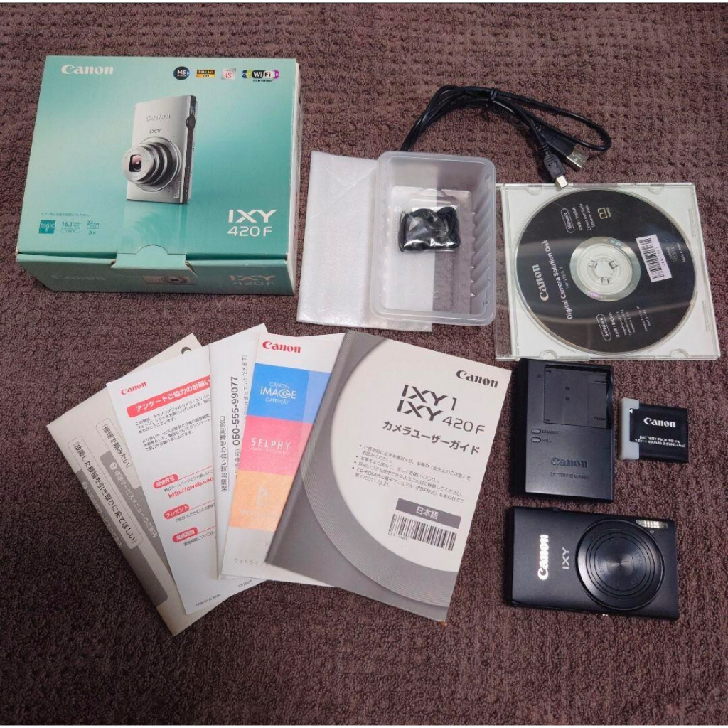 Canon IXY 420F PowerShot ELPH 320 HS IXUS 240 HS 16.1MP Black | Shopee ...