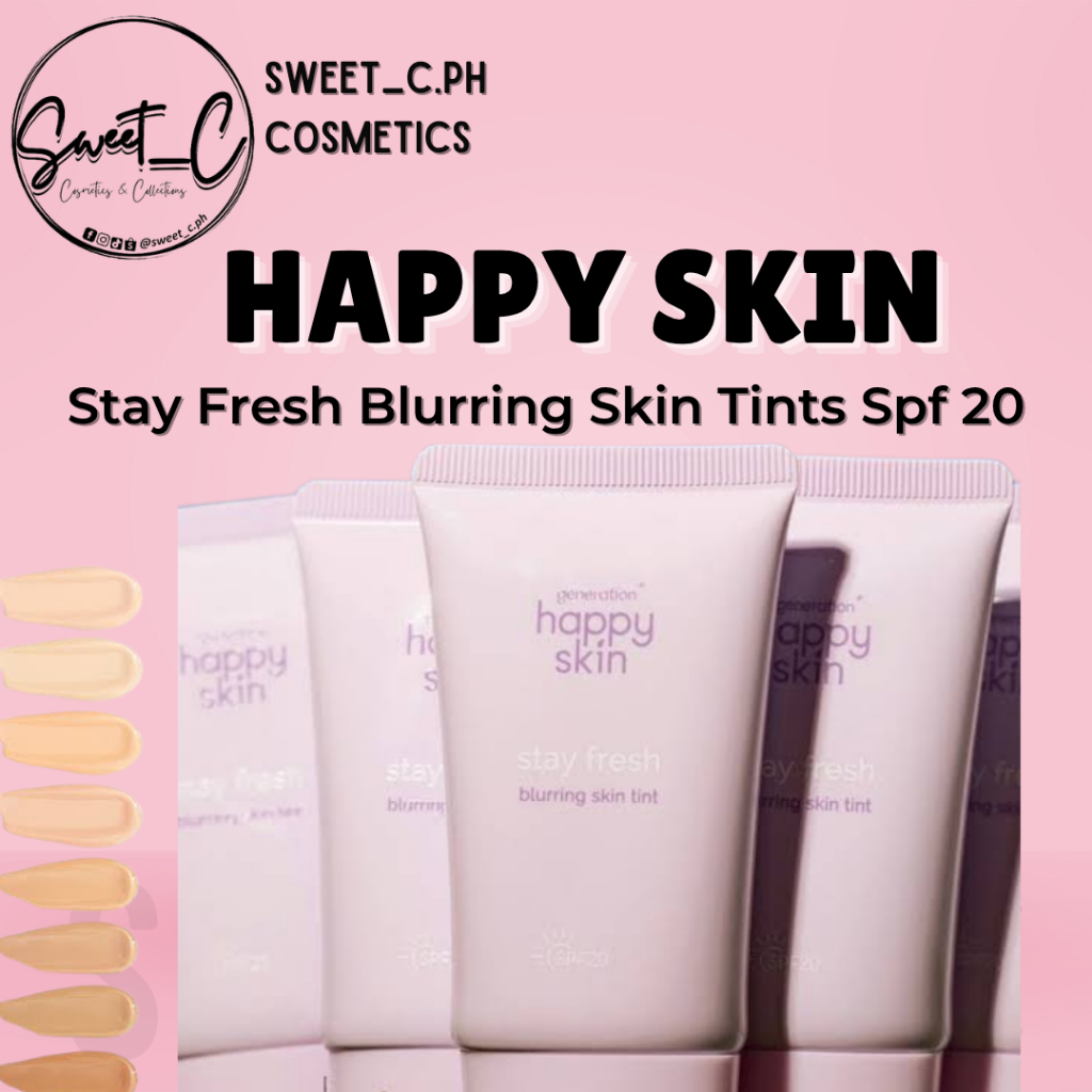 Happy Skin Stay Fresh Blurring Skin Tint Spf 20 | Shopee Philippines