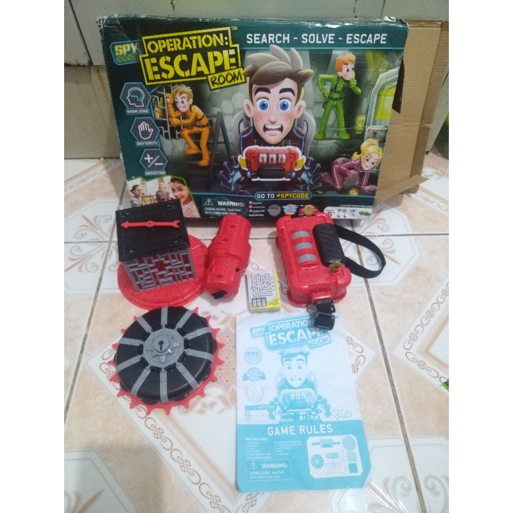 Spycode Operation Escape Room Games Preloved Second Hand Toys from UK ...