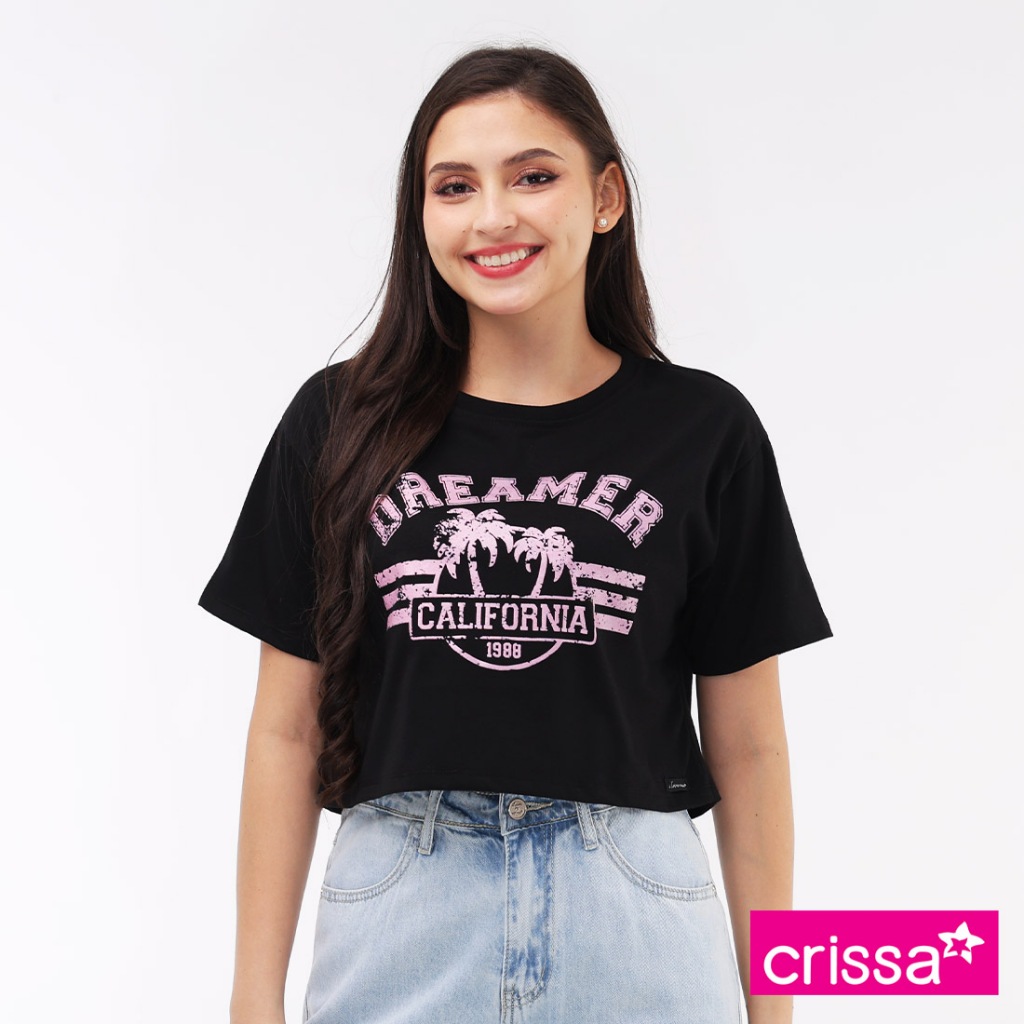 Crissa Single Jersey Shorts Sleeves Blouse CSTT03-0002 | Shopee Philippines