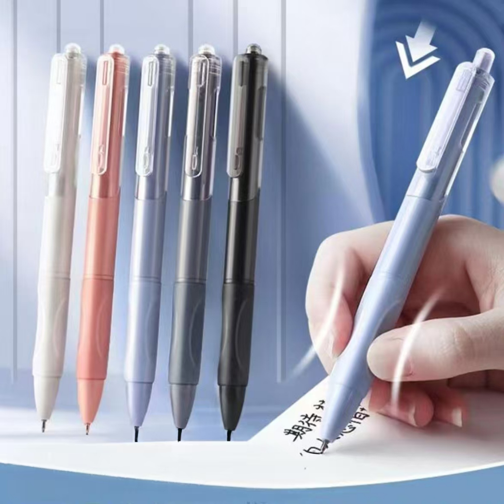 10 PCS wholesale Gel Pen 0.5mm ST Tip School Supplies Black Ink ...