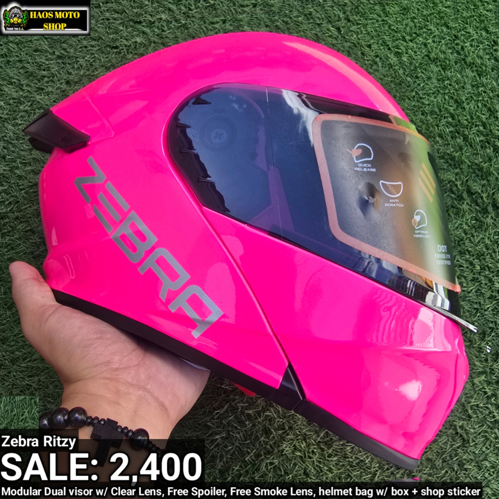 ZEBRA 113 Ritzy Modular Dual Visor Helmet Full Face for Motorcycle Men ...