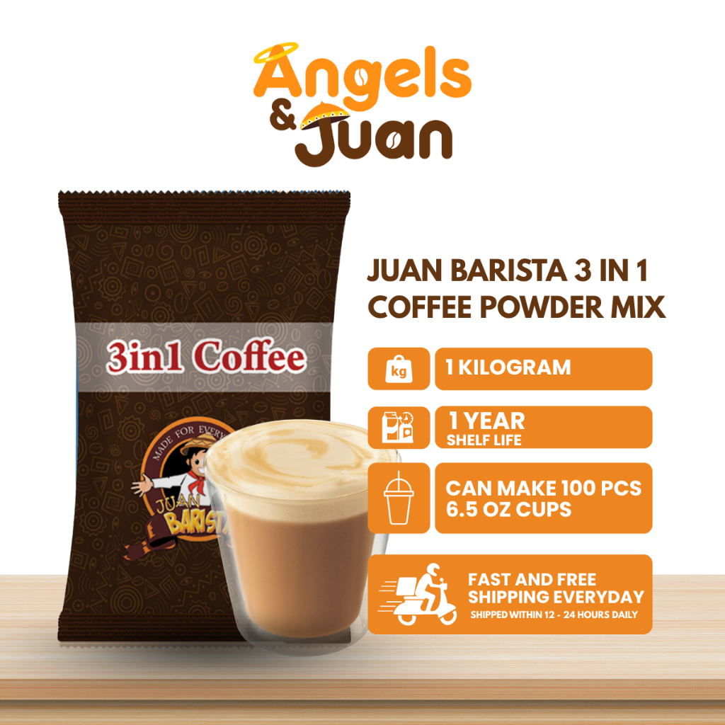 Juan Barista 3in1 Coffee Powder Mix for Coffee Vending Machine 1 ...