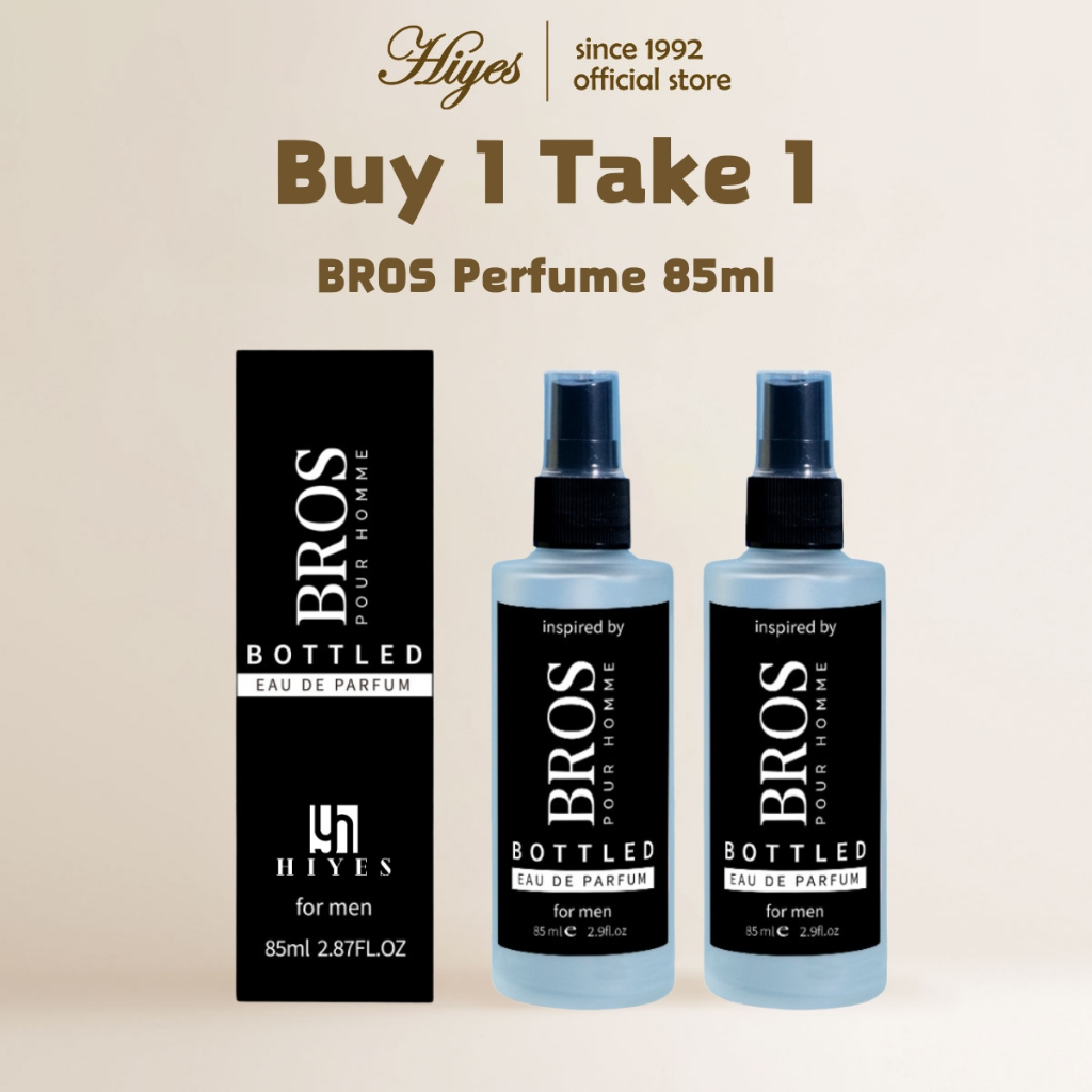 HIYES【Buy 1 Take 1】Bros Box Perfume 85ml Men's Perfume Cologne Lasting ...