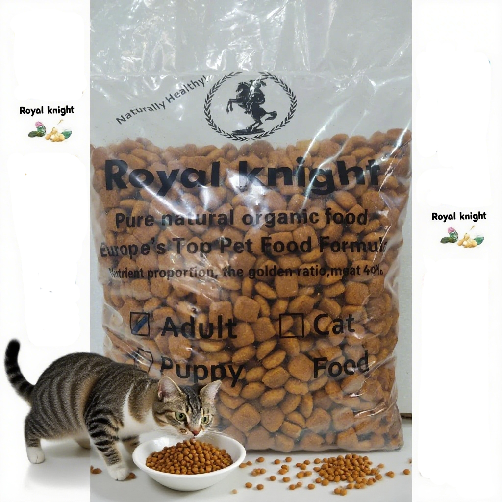 High-Protein Nutrition Cat Food For Weight Gain 1Kg Royal Knight ...