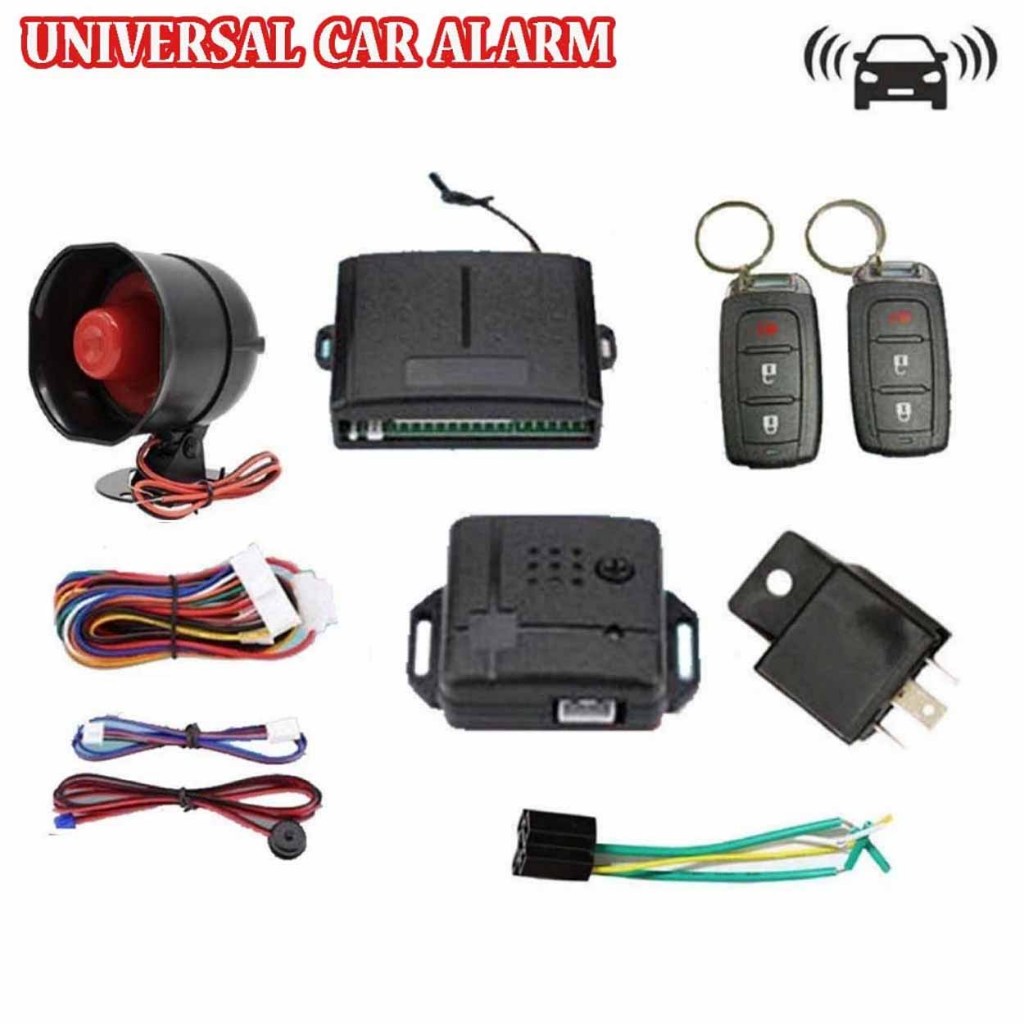 CAR REMOTE CONTROL ALARM KEYLESS ENTRY SYSTEM Anti-Theft Door Lock ...