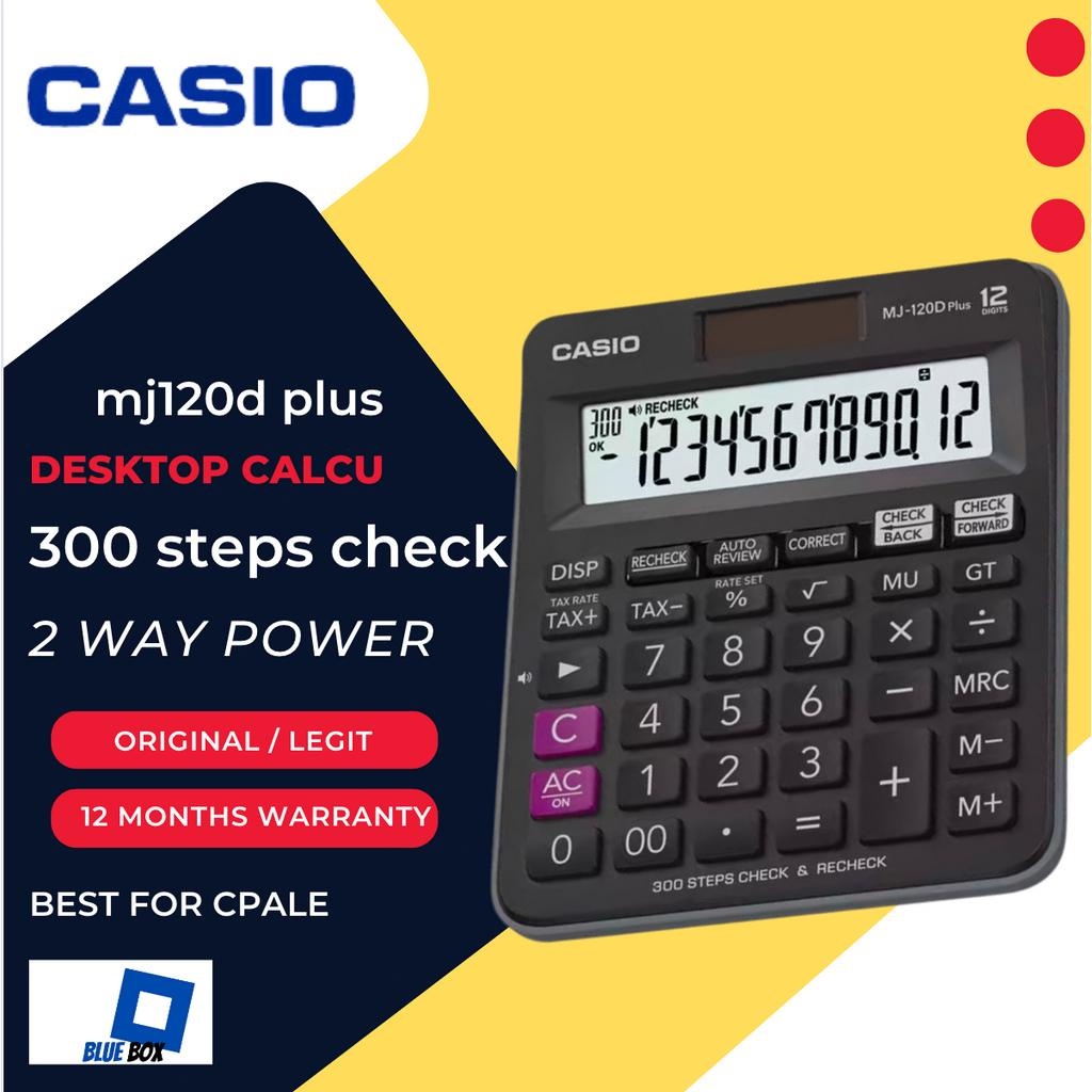 CASIO MJ-120D Plus 12 Digit Calculator Check & Recheck | Shopee Philippines