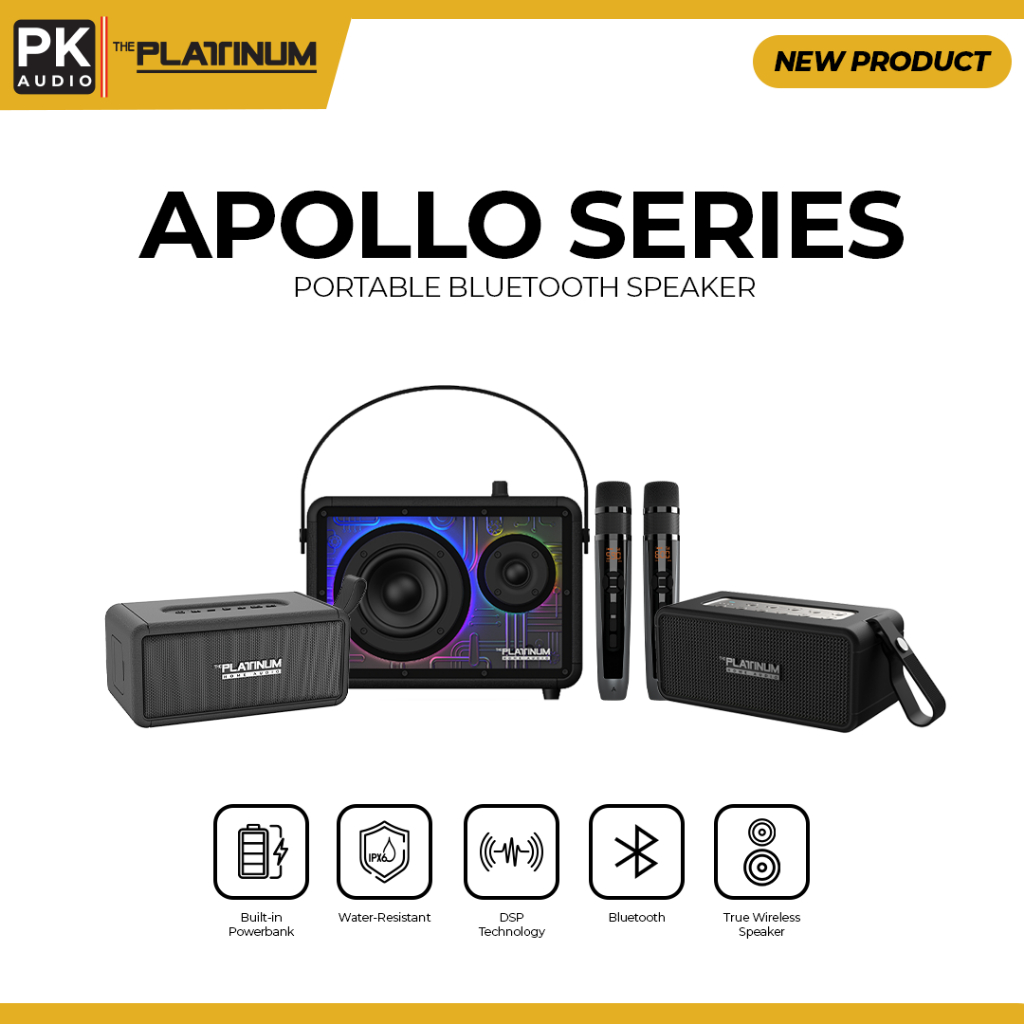 Platinum Apollo Series Portable Bluetooth Speaker | Shopee Philippines