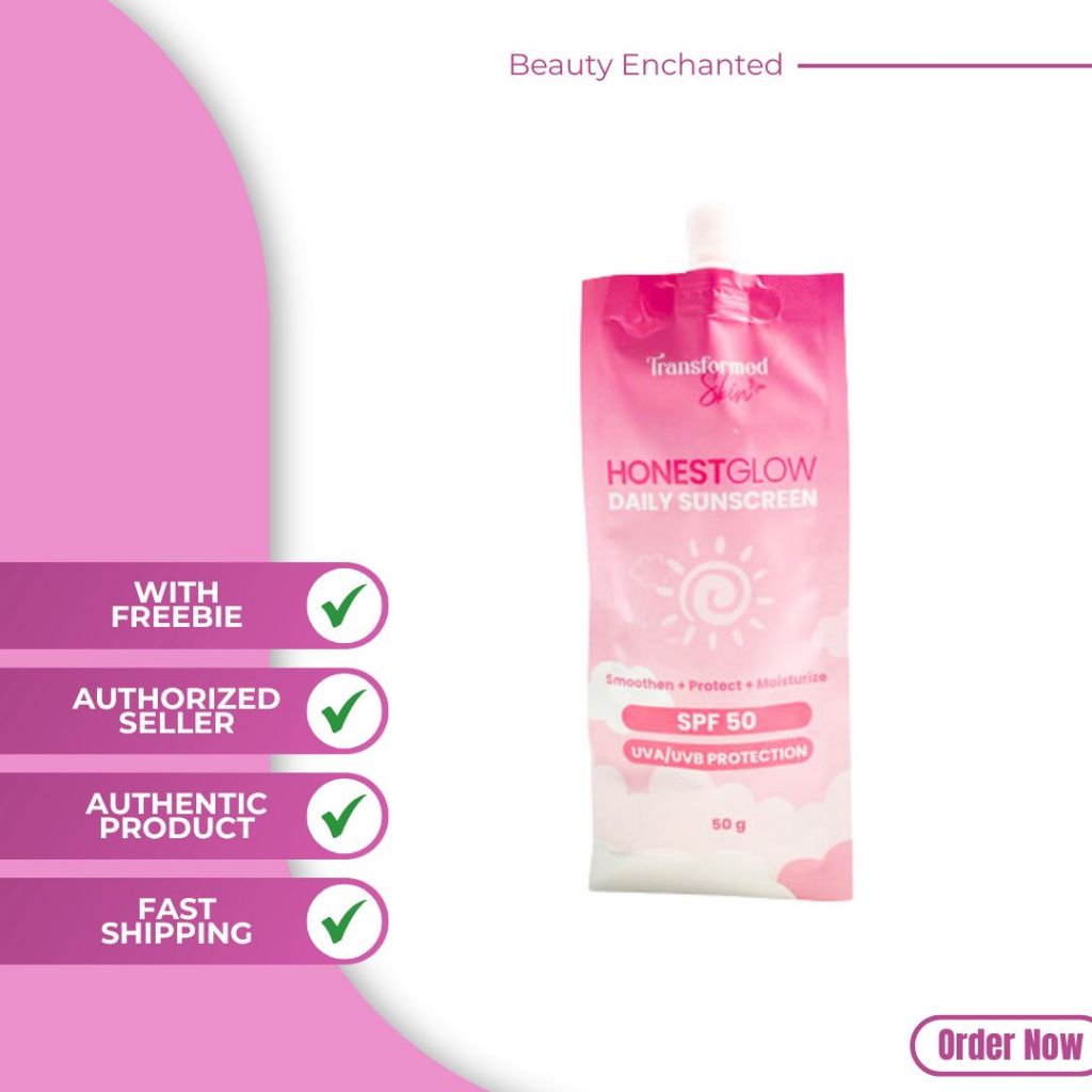 HONEST GLOW DAILY SUNSCREEN - GLOW 190 SUNSCREEN | Shopee Philippines