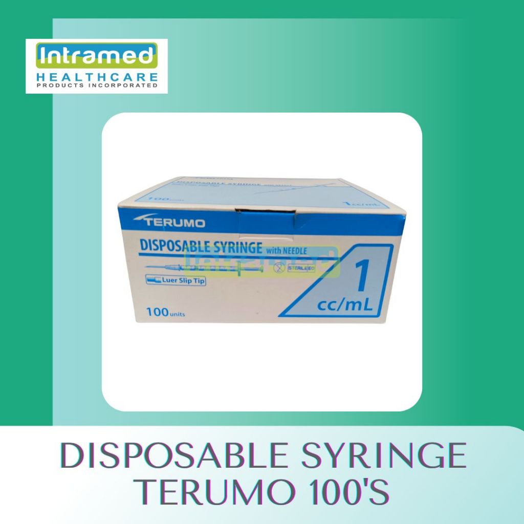 Disposable Terumo Syringe 1ml, 3ml, 5ml 10ml 100's | Shopee Philippines