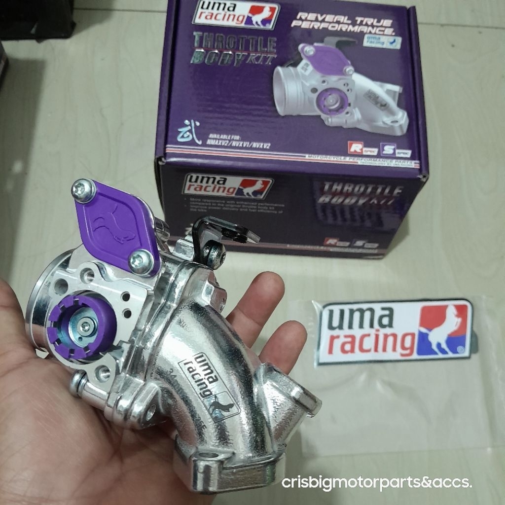 UMA RACING THROTTLE BODY KIT 34MM FOR NMAX V2/AEROX V2/NVX V1,V2 ...