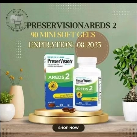 PRESERVISION AREDS 2 EYE VITAMIN AND MINERAL SUPPLEMENT | 90 MINI SOFT ...