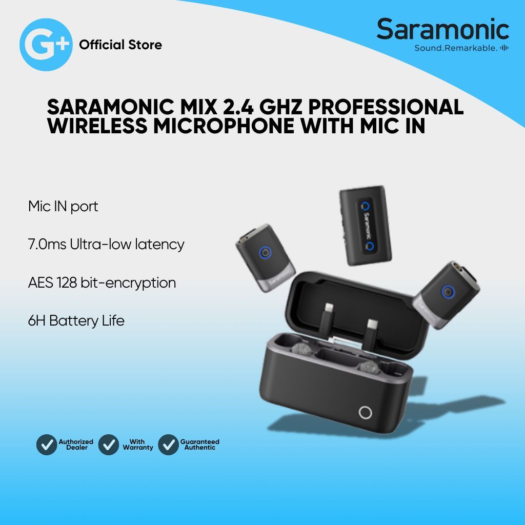 Saramonic Mix Wireless Microphone | Shopee Philippines