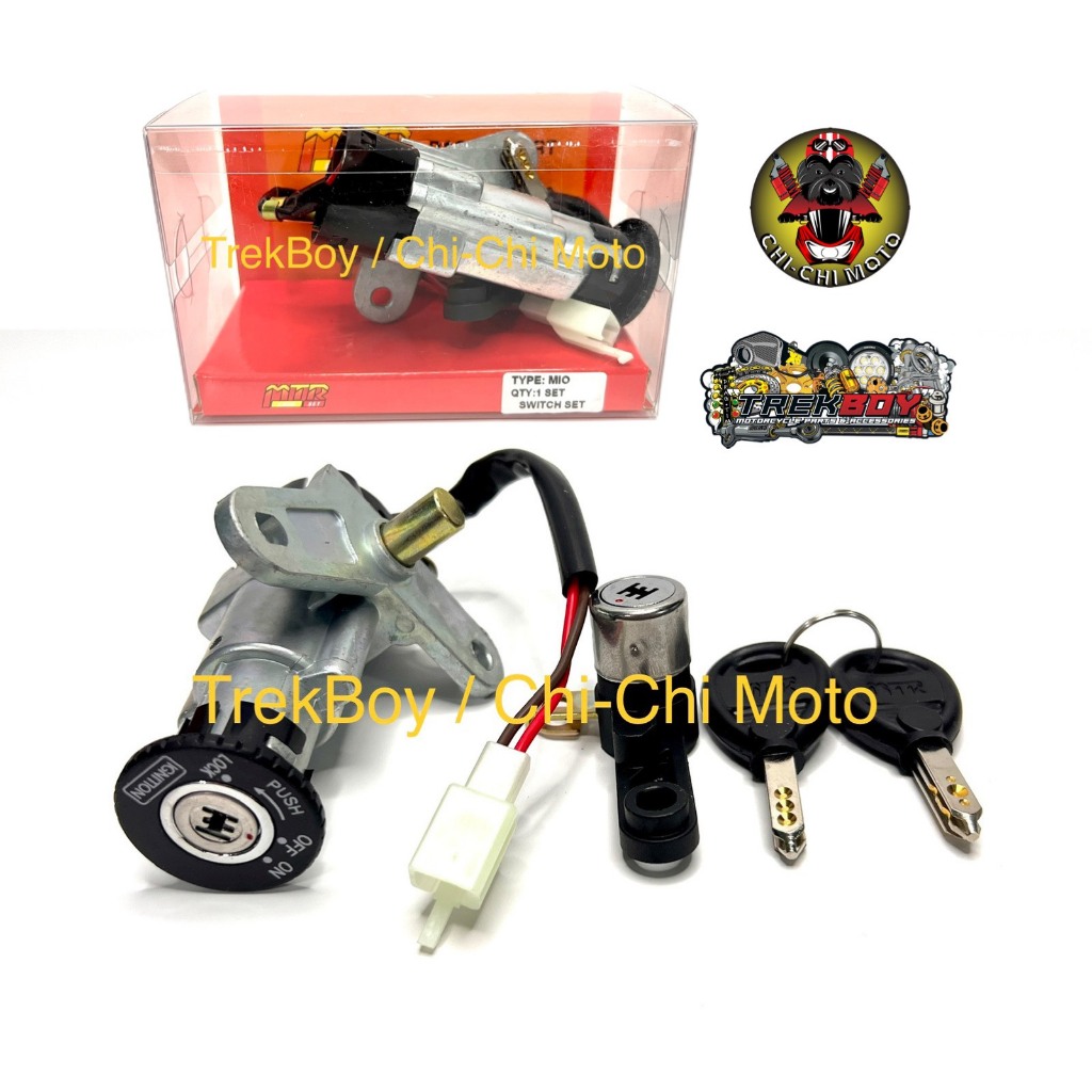 MIO SPORTY MTR Ignition Switch Anti-Theft [Sealed] – Flower Type Key ...